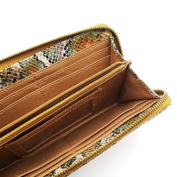 HOBO | Bags | Hobo Max Genuine Natural Color Leather Large Zip Around ...